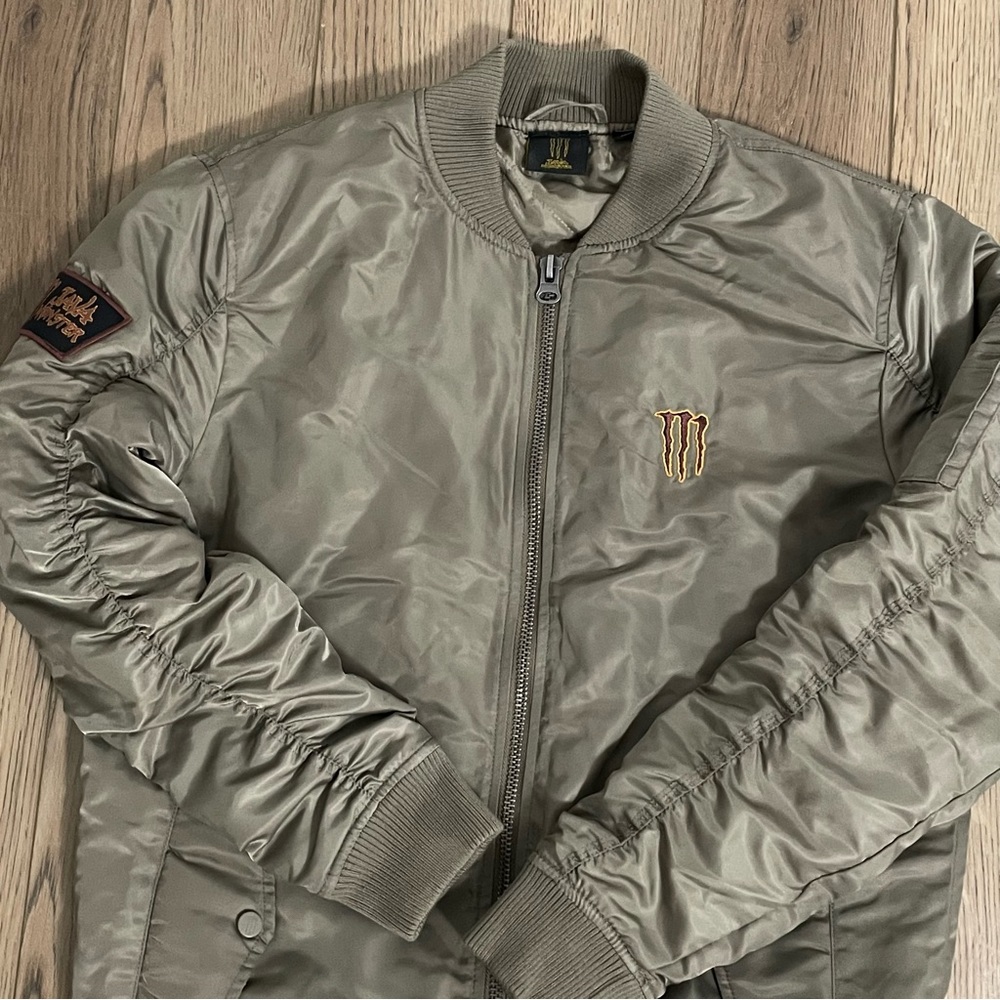 Monster Java Energy Drink Bomber Jacket - Gem